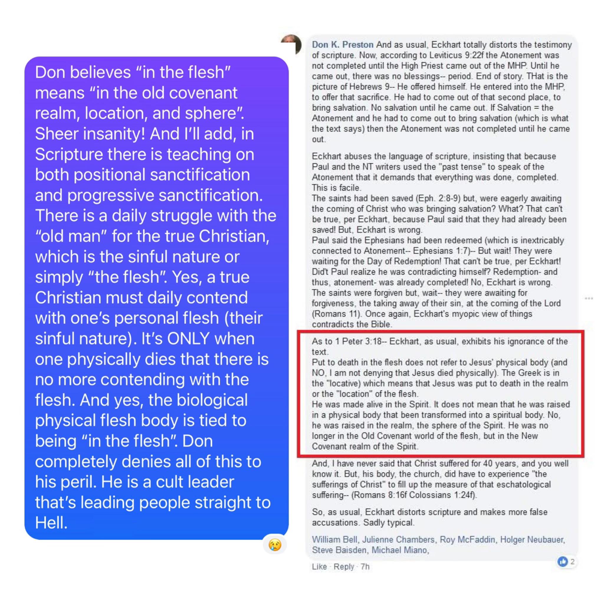 What does “in the flesh” mean? – New and Living