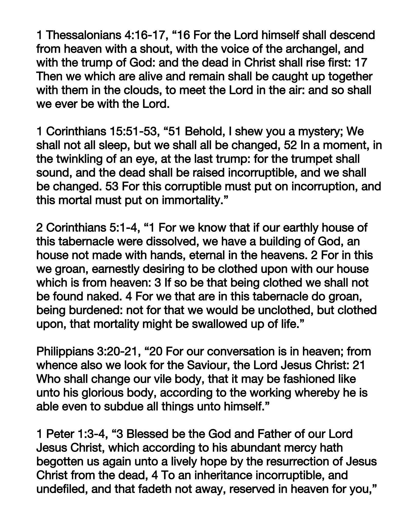 Scripture demands a literal Rapture! – New and Living